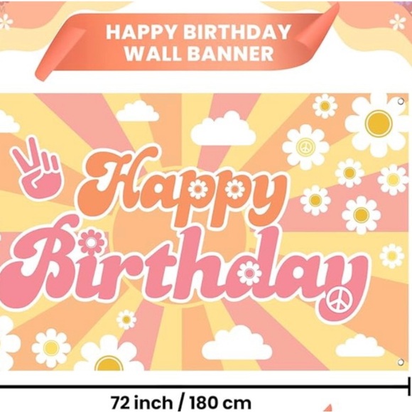 Other | Happy Birthday Groovy Wall Posters | Poshmark